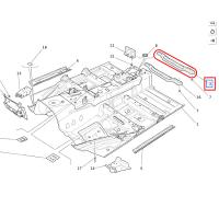 China For Maserati Quattroporte M156 2017- Ghibli 2014- Rear Muffler Bracket Exhaust Pipe Support OEM 670006640 for sale