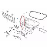 China For Lamborghini Huracan Lining Luggage OEM 4T0863405E for sale