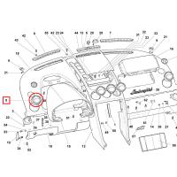 China For Lamborghini Gallardo LP550 LP560 LP570 Air Conditioning Vents New OEM 400820901B 400820901C for sale