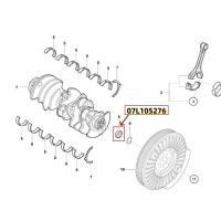China For Audi R8 For Lamborghini Gallardo Huracan Aventador Gearbox Clutch Crankshaft Rear Guide Ball Bearing OEM 07L105276 for sale