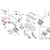 China For Lamborghini Huracan 580/610 Dashboard Air Conditioning Vents OEM 4T0819706 4T0819705 for sale