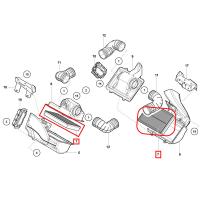 China For Lamborghini LP700 750 Air Filter Element OEM 470133843A for sale