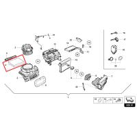 China For Lamborghini LP580 Filter Insert With Odour And Harmful Substance Filtering , A/C Filter OEM 4S0819439 for sale