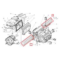 China For Lamborghini Gallardo Air Conditioning Filter , Filter Elements OEM 4F0898438C for sale