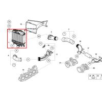 China For Lamborghini Urus Front Left  Air Charge Intercooler OEM 4M0145803AK for sale