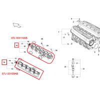 China For Lamborghini Gallardo 5.2L FSI Intake Manifold Lowering Part OEM 07L133109AB for sale