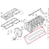 China For Lamborghini Huracan Cylinder Head Gasket OEM 07L103383AH 07L103383AG for sale