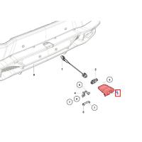 China For Lamborghini Huracan LP610 Rear Camera Cover Rear Radar Panel OEM 4T0807245 for sale