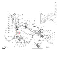 China For Maserati President Geberit Ghibli 2014-2021 Power Oil Steering Gear Radiator OEM 670031618 for sale