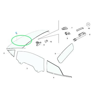 China For Lamborghini Huracan Front Windshield OEM 4T0845099L for sale