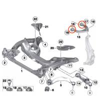 China For Rolls-Royce Ghost Upper Suspension Rubber Sleeve OEM 31126852998 for sale