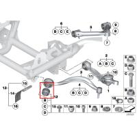 China For Rolls-Royce RR1 Phantom Front Lower Control Arm/Bend Arm Bushing OEM 31120409267 for sale