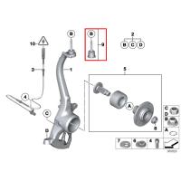China For Rolls-Royce RR1 Phantom Front Steering Knuckle Ball Joint OEM 31120414733 for sale