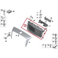 China For 2017 Rolls Royce Dawn Grill Main Grille Radiator Grill Front Bumper Air Intake Kit OEM 51117301357 for sale