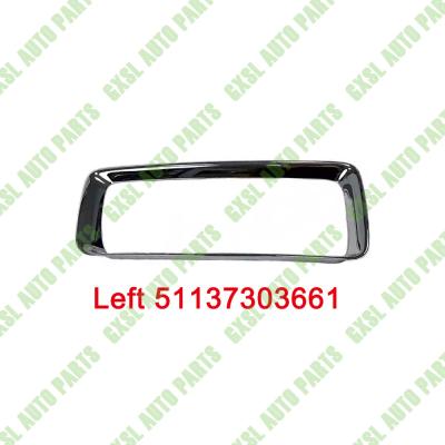 China For Rolls Royce 2nd Generation Front Bumper Left LED Headlight Frame Cover Chrome Trim Phantom Body OEM 51137303661 for sale