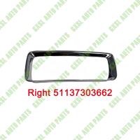 China For Rolls Royce 2nd Generation Front Bumper Right LED Headlight Frame Cover Chrome Trim Phantom Body OEM 51137303662 for sale