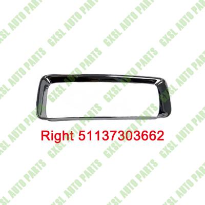 China For Rolls Royce 2nd Generation Front Bumper Right LED Headlight Frame Cover Chrome Trim Phantom Body OEM 51137303662 for sale