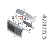 China For Rolls-Royce Cullinan Celebration Goddess Car Sign Cover Plate Car Electroplating Cover Plate OEM 51118497325 for sale