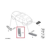 China For Rolls-Royce Ghost Wraith Phantom 2010-2021 Chrome-Plated Decorative Fender Cover OEM 63137198581 63137198582 for sale
