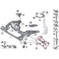 China For Rolls Royce 6.6t Ewb Wraith Rr5 Dawn Rr6 Car Front Left Control Lower Lateral Swing Arm OEM 31126782181 for sale