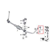China For Rolls Royce Ghost Car Front Stabilizer Link Ball Head Support Bar OEM 37106782633 for sale