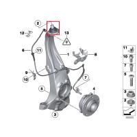 China For Rolls Royce Dawn, Ghost, Wraith Front Knuckle Ball Joint OEM 31216853001 31216853002 31106854530 for sale