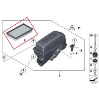 China For Rolls Royce Phantom Ghost Wraith Dawn Air Filter OEM 13717593250 for sale