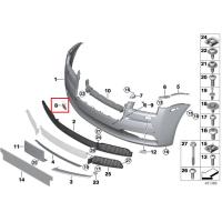 China For Rolls Royce Dawn Front Bumper Towing Eye Cover OEM 51117397113 51117368545 for sale