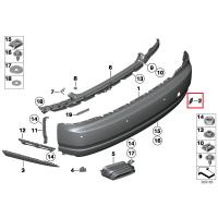 China For Rolls Royce Ghost Rear Bumper Towing Eye Cover OEM 51127228852 for sale