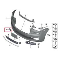 China For Rolls Royce Ghost Front Bumper Towing Eye Cover OEM 51117446986 for sale
