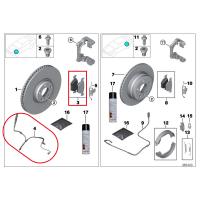 China For Rolls Royce Ghost Front Brake Pads With Sensors OEM 34116799870 6799870 34356791959 for sale