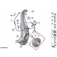 China For Rolls Royce Ghost Wraith Front Wheel Hub Bearing OEM 31206872888 31206872920 31206850158 31206855906 ﻿ for sale