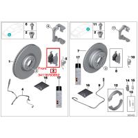 China For Rolls Royce Phantom Coupe RR3 2007-2016 Front Brake Pads OEM 34116763652 for sale