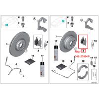 China For Rolls Royce Phantom Coupe RR3 2007-2016 Rear Brake Pads OEM 34216768471 for sale