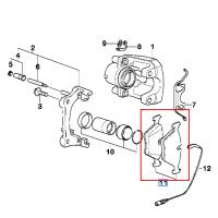China For Rolls Royce Silver Seraph 1998-2002 Rear Brake Pads OEM 34216778168 for sale