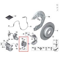 China For Rolls Royce Cullinan RR31 6.7T 2017 Present Rear Brake Pads With Sensors OEM 34216893228 for sale
