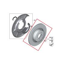 China For Rolls Royce Phantom Rear Brake Rotors OEM 0148586 34210148586 for sale