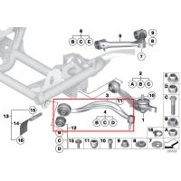 China For Rolls Royce Phantom L / R Car Other Suspension Parts Front Lower Control Arm Wishbone Kit  OEM 31120409267 31120148324 for sale