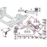 China For Rolls Royce Phantom 3pcs Left Front Lower Control Arm & Sway Bar Link OEM 31120409267 31122180523 31350440780 for sale