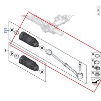 China For Rolls-Royce Phantom (2004-2013) Inner&Outer Steering Ball Joints With Dust Cover OEM 32136751026 32210422879 for sale