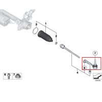 China For Rolls-Royce Cullinan Left & Right Outer Tie Rod Ball Joint OEM 32106880737 32106880738 for sale