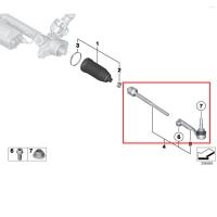 China For Rolls-Royce Cullinan Left Inner & Outer Tie Rod Ball Joint OEM 32106877361 32106877362 32106880737 for sale
