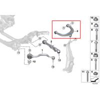 China For Rolls-Royce Cullinan Suspension Control Left & Right Front Upper Swing Straight Arm OEM 31106878255 31106878256 for sale