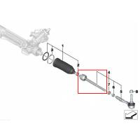 China For Rolls-Royce Ghost Front Left & Right Inner Tie Rod Ball Joint OEM 32106784716 32106784719 for sale