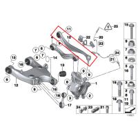 China For Rolls-Royce Ghost RR5 2013-2017 Rear Upper Suspension Control Arm OEM 33326775902 for sale