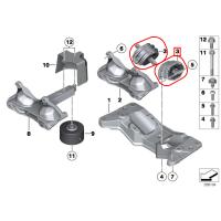 China For Rolls-Royce Wraith RR5 2013-2017 Ghost A Pair Of Auto Transmission Support Mount OEM 22326775908 for sale