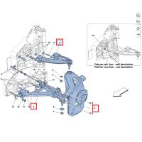 China 6 Piece For Ferrari 458 California Ftont Upper Lower Arm and Front Hub Carrier OEM 287186 287187 248758 248760 264523 264524 for sale