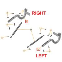 China For Mclaren 720S Front RH & LH Luggage Compartment Lid Hinge OEM 14A0832CP 14A0828CP for sale