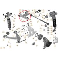 China For McLaren 650S Rear Upper Swing Arm Assembly OEM 11B0723CP 11B0724CP for sale