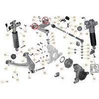 China For McLaren MP4-12C 625C 650S 675LT 720S 540C 570 570G Front Left and Right Upper Control Arm Ball Joint OEM 11B0721CP 11B0722CP for sale